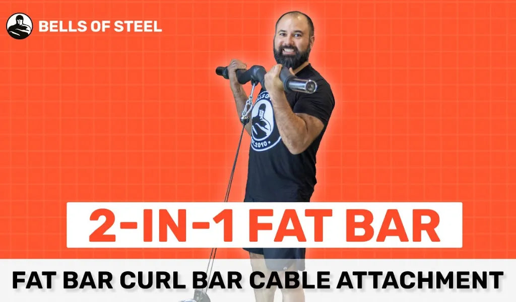 Get Stronger with the 2-in-1 Fat Olympic Curl Bar Cable Attachment ...